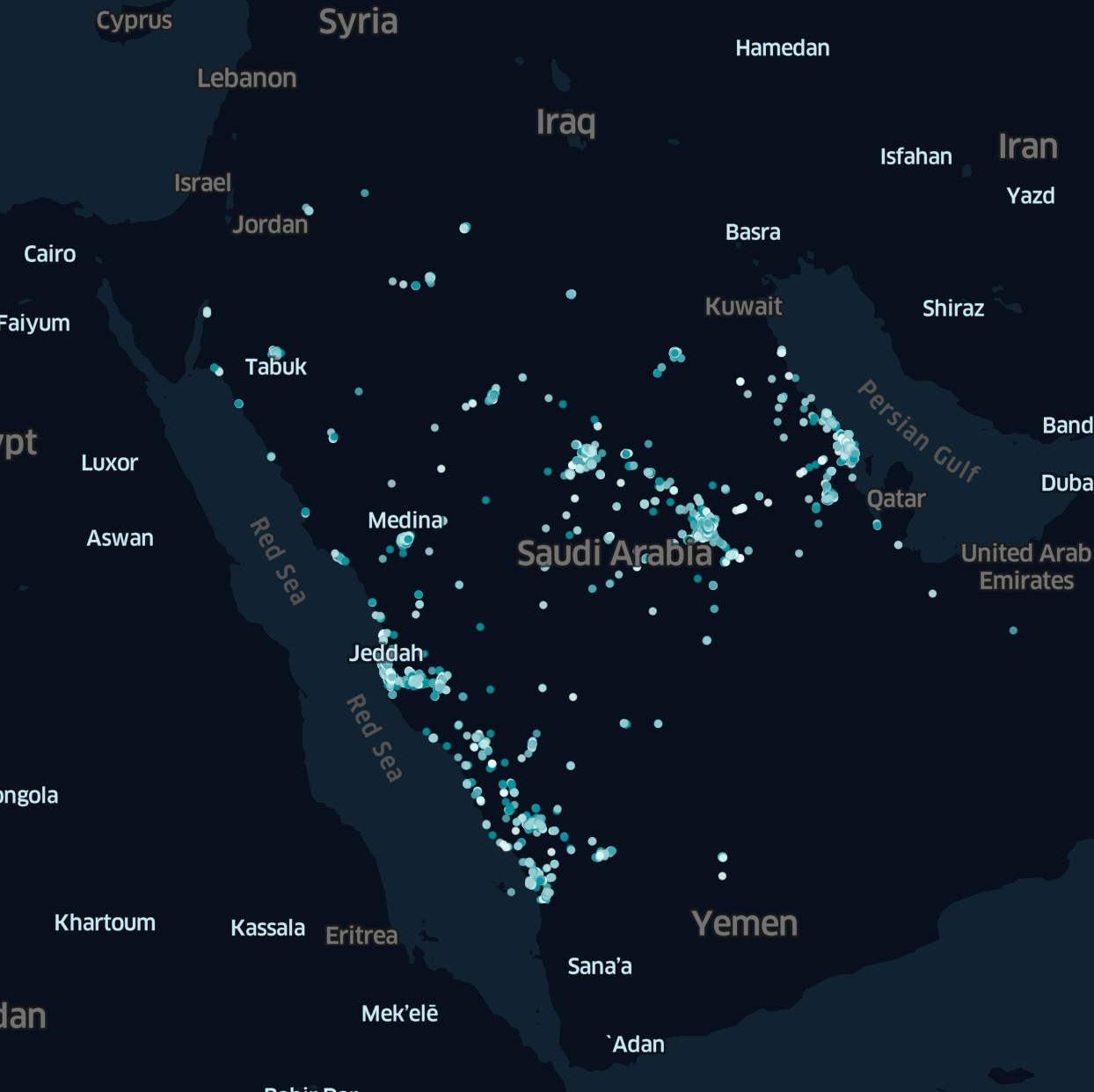 Saudi Arabia - Restaurants, Cafes and Bakeries