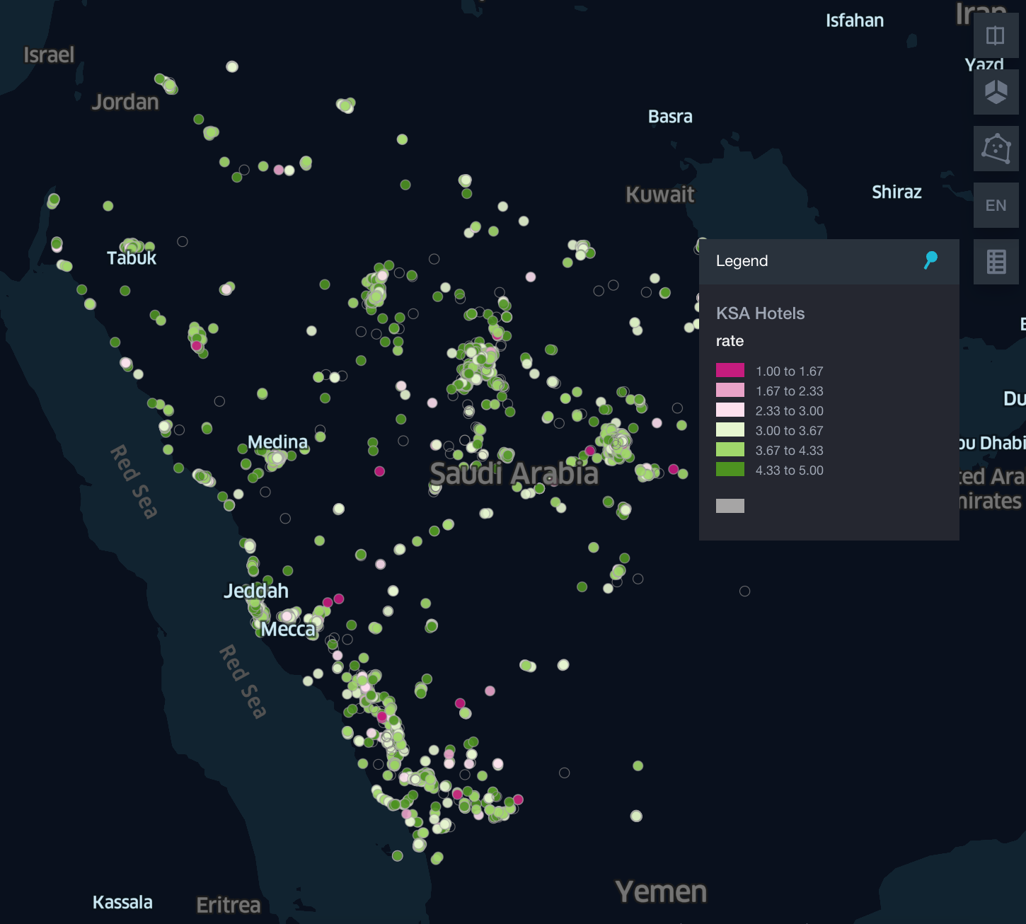 Geospatial Insights of Saudi Arabia's Hotel Data for Strategic Business ...