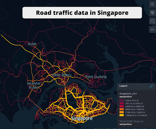Singapore - Road Traffic Data