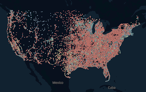 Gas Stations Database - United States of America
