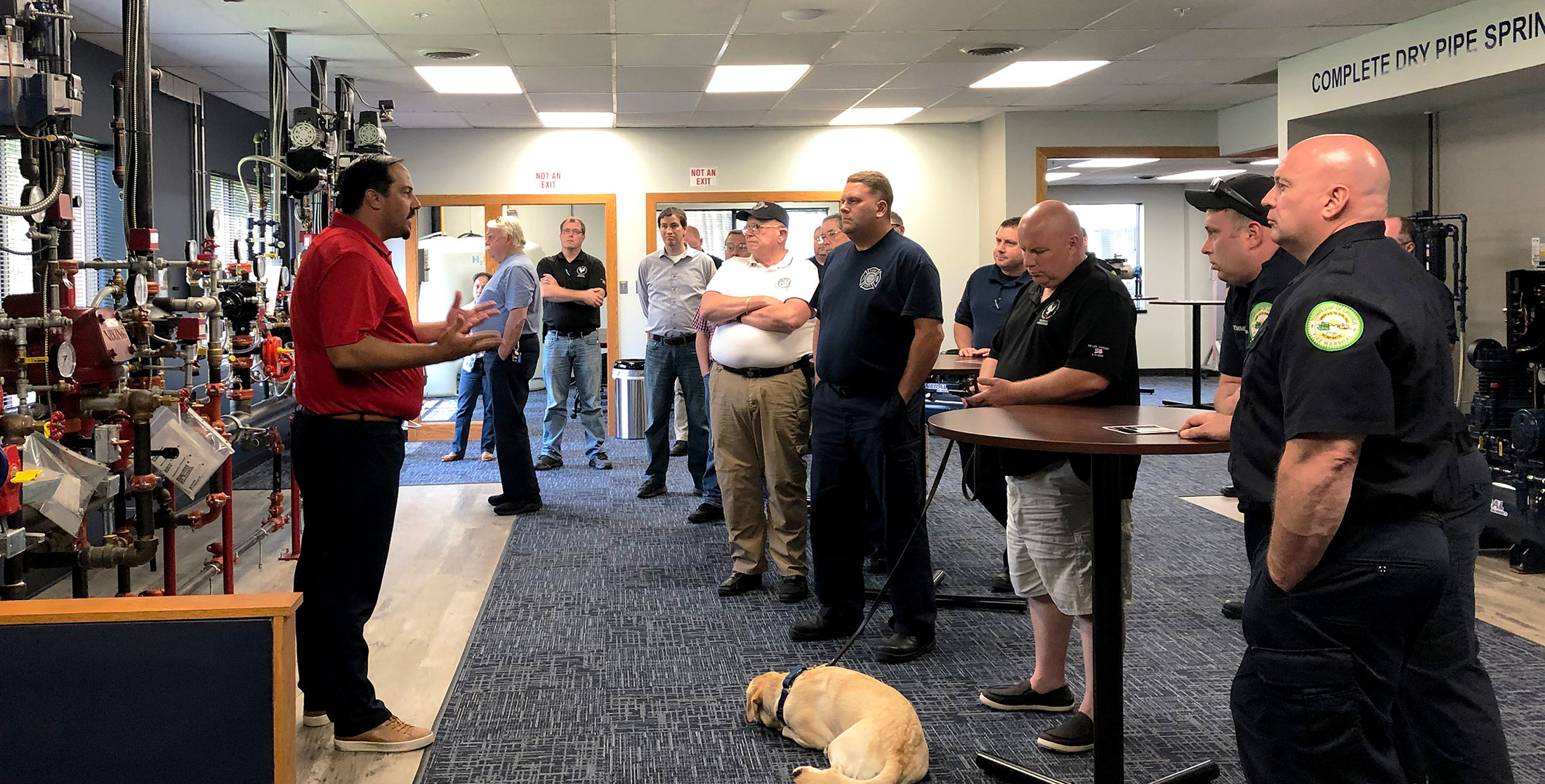 Exton PA Fire Sprinkler Training Center at General Air Products