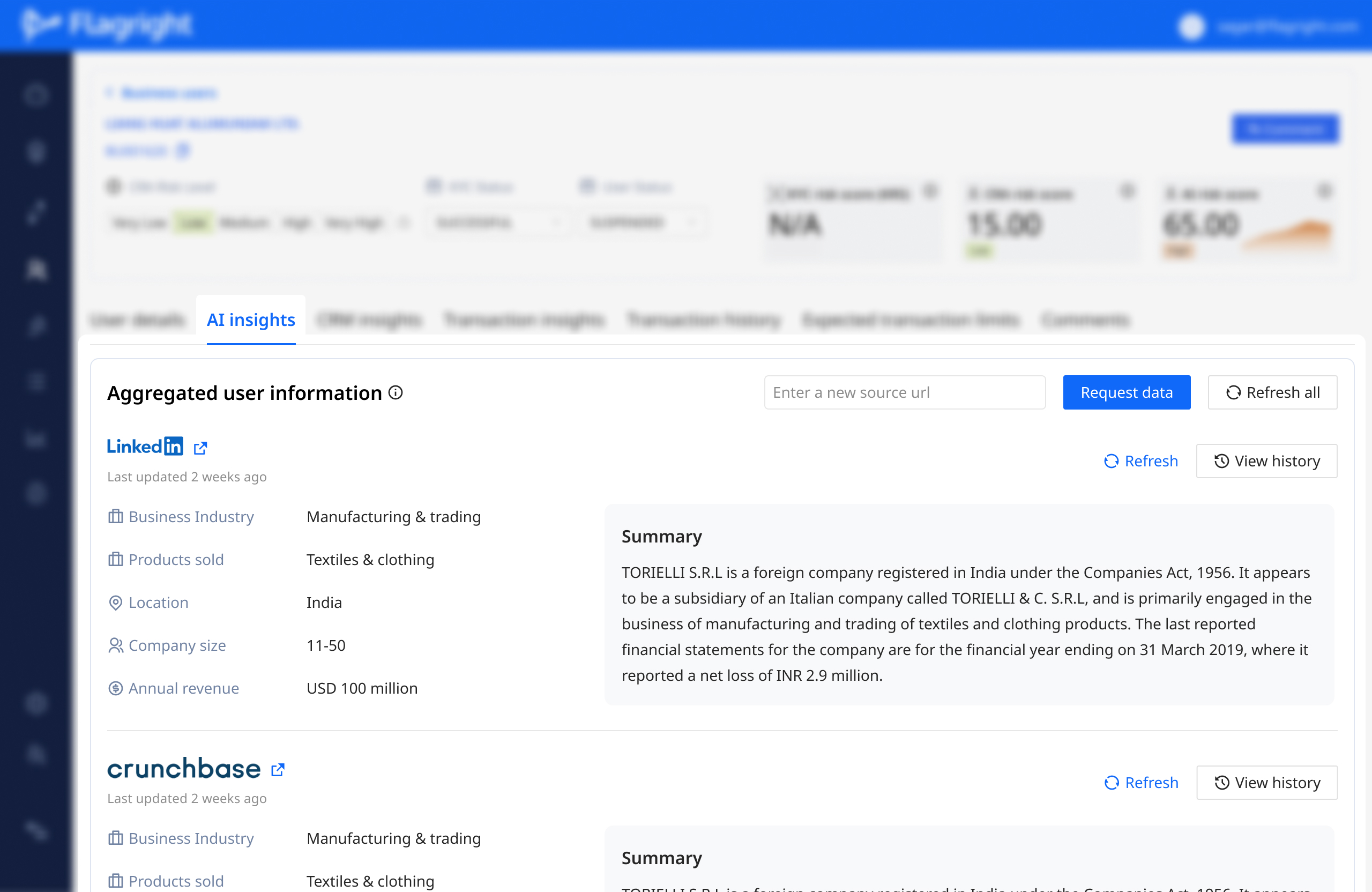 Streamline Merchant Risk Management of Customers with Flagright AI