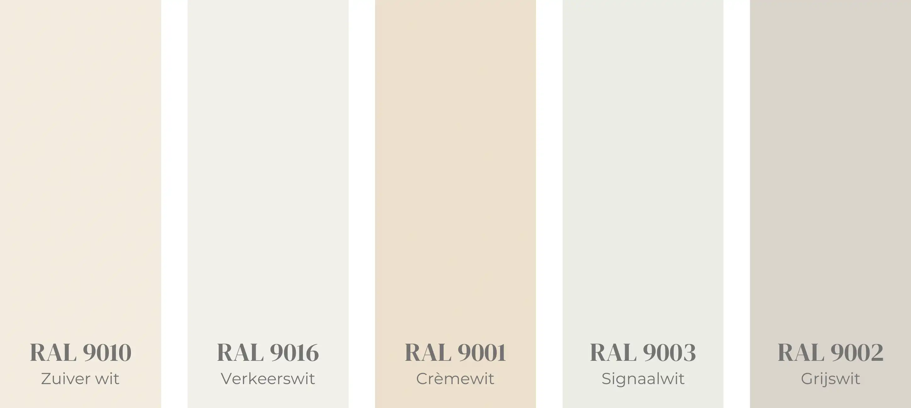 Welke kleur is RAL-9010? Alles over deze kleur | The Decor Studio