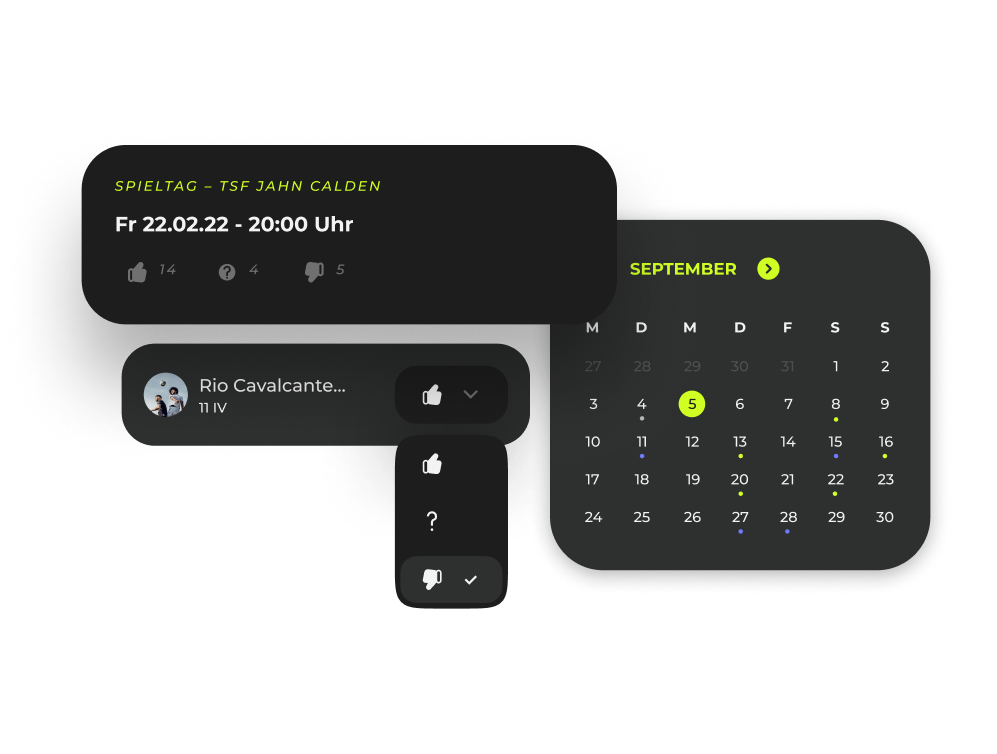 B42 für Fußballteams