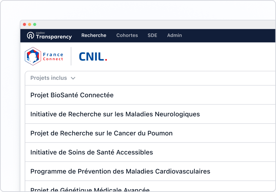 codoc transparency | Notre plateforme de transparence pour faciliter l'information et l ...