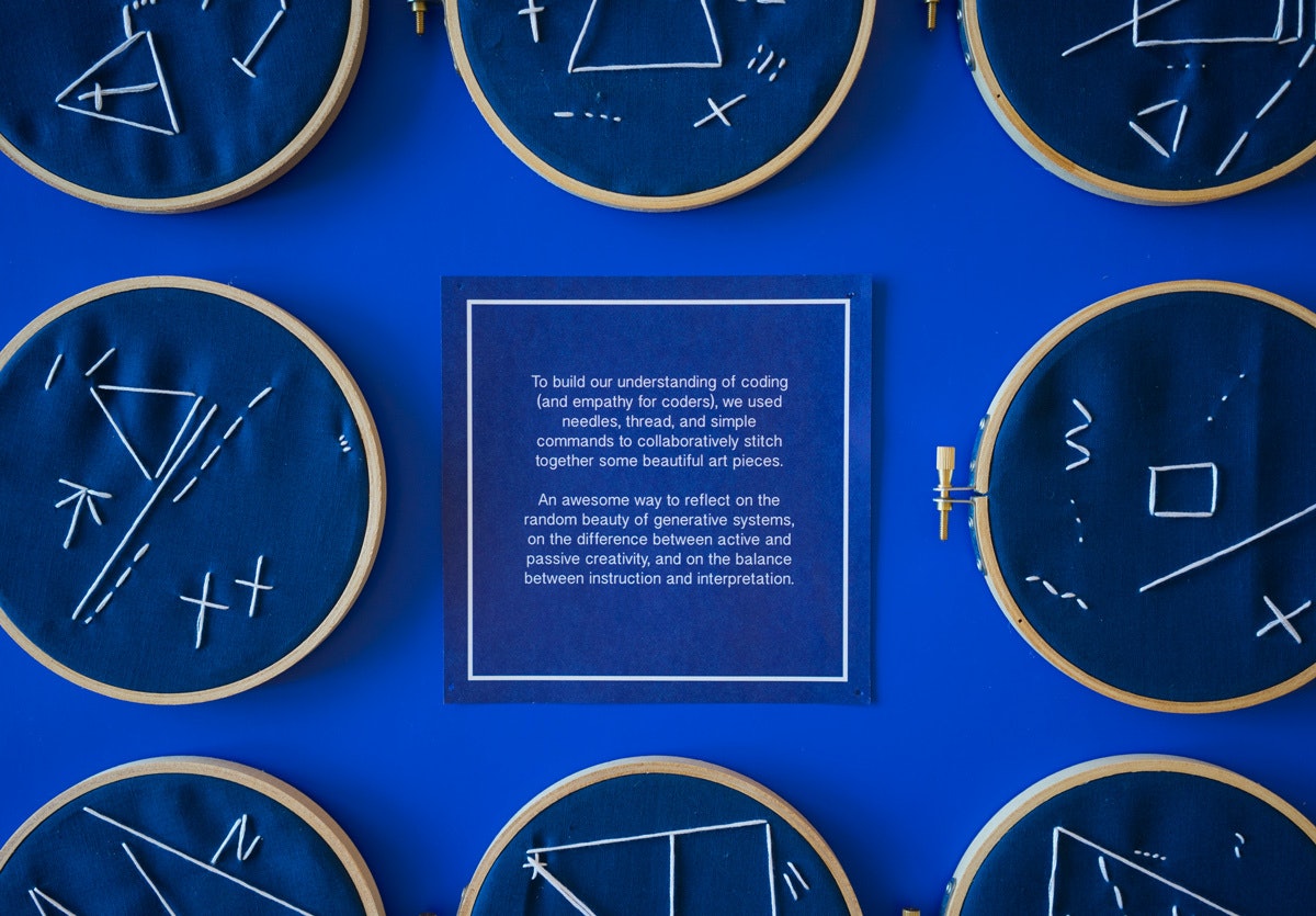 Learn the Basics of Coding with a Needle and Thread - IDEO