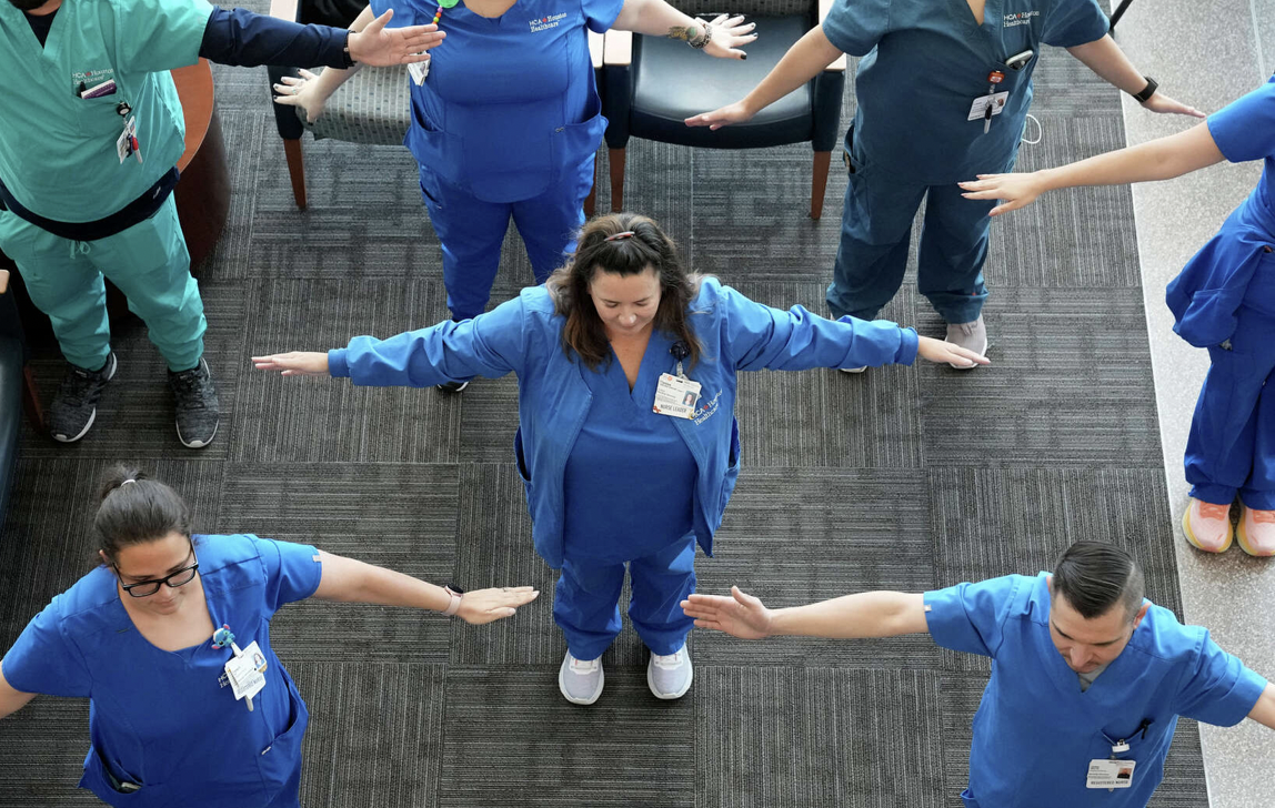 Zen lounges and yoga are helping HCA Houston Healthcare nurses relieve ...