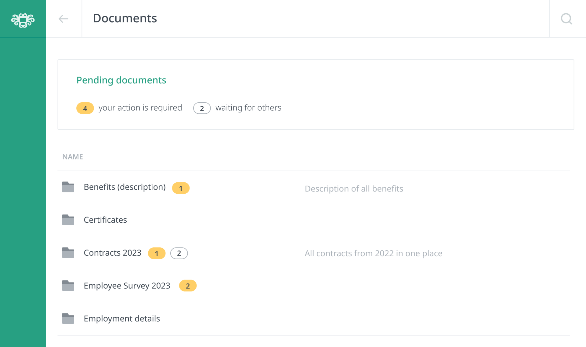 HRMS, Employee Database with HR Documents | Calamari