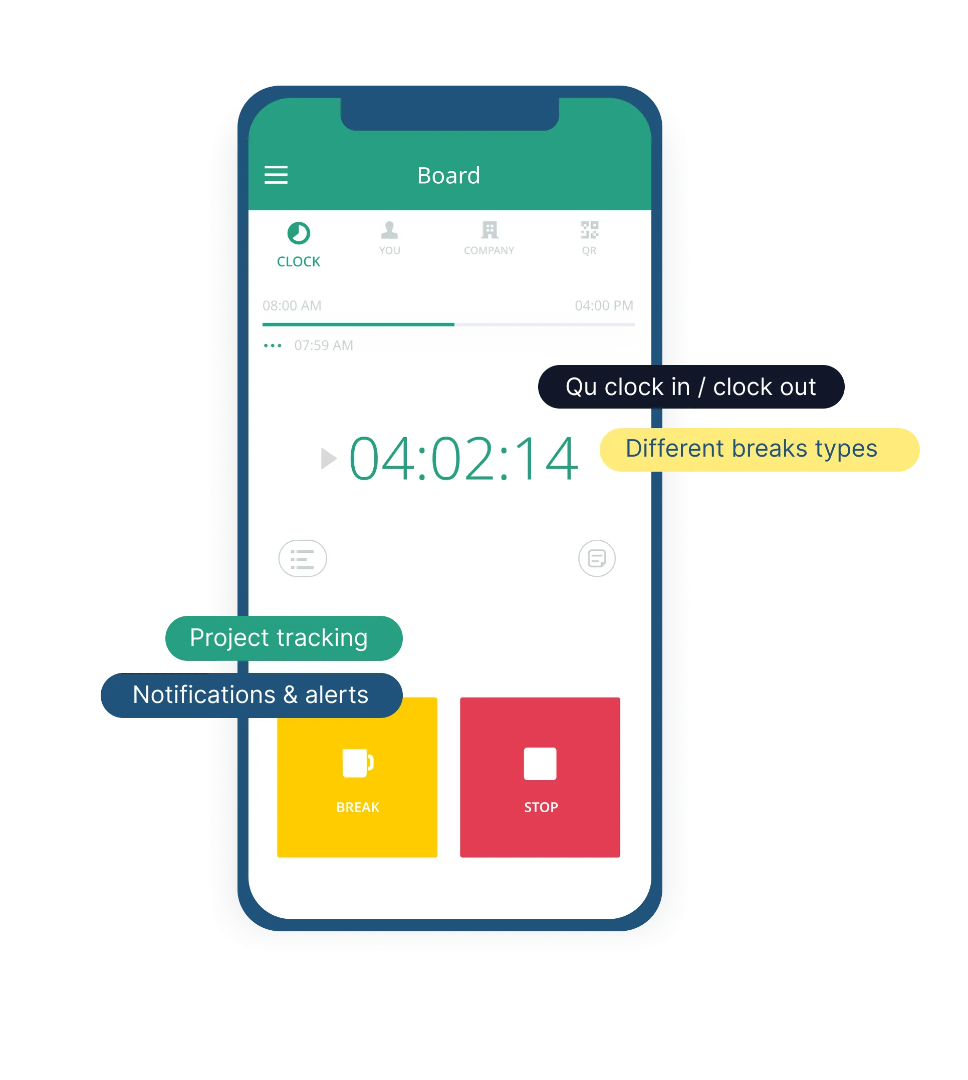 Time & Track Employees Attendance - Easy Clock in/out System | Calamari