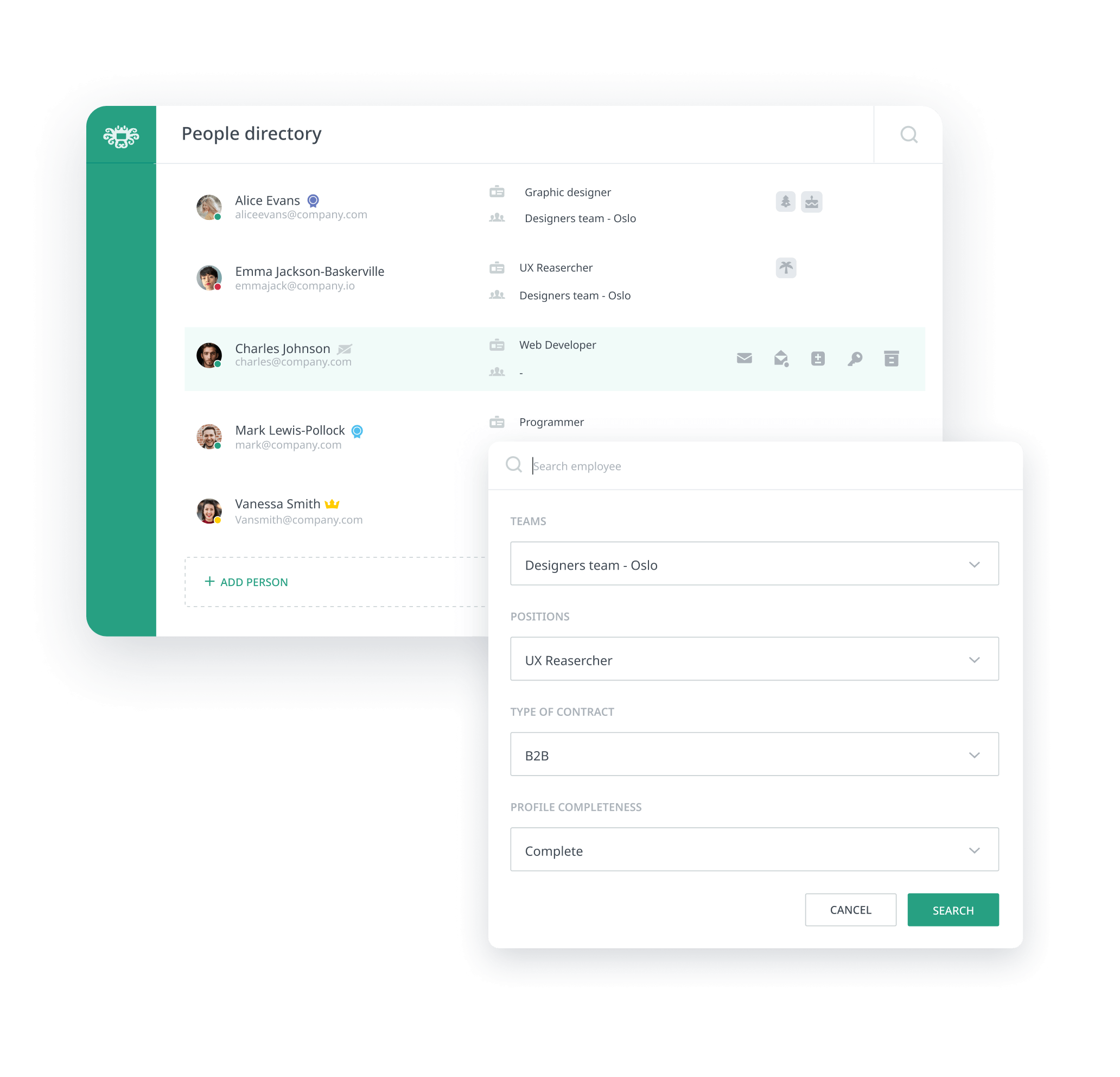 HRMS, Employee Database with HR Documents | Calamari