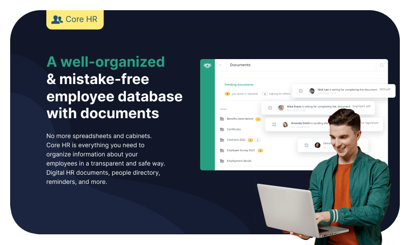 HRMS, Employee Database with HR Documents | Calamari