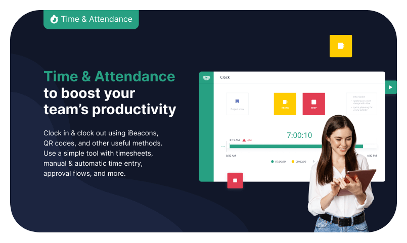 Time & Track Employees Attendance - Easy Clock in/out System | Calamari