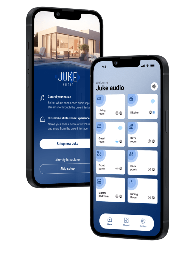 Juke Audio | Whole Home Audio System | Multi-Room Streaming Amplifier