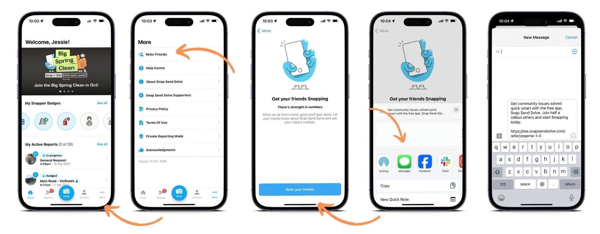 Refer a Friend | Snap Send Solve