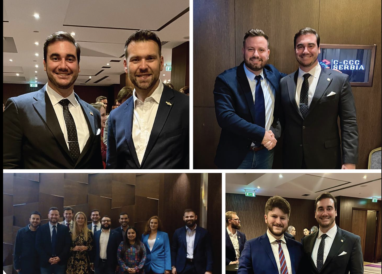 CRA President Will Donahue meets with Conservative Leaders in Serbia