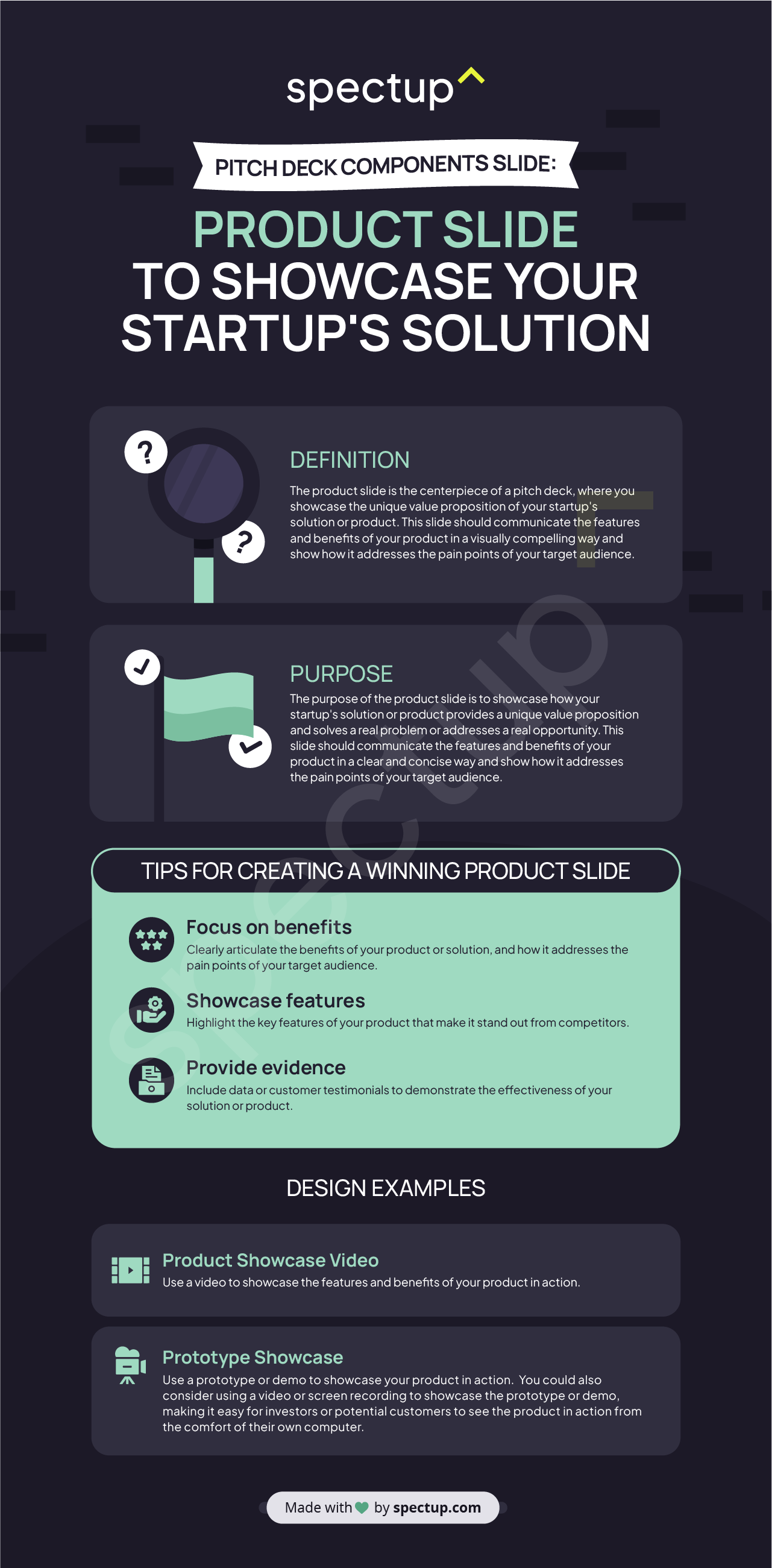 Pitch Deck Structuring Tips: Building Blocks & Key Outlines | spectup