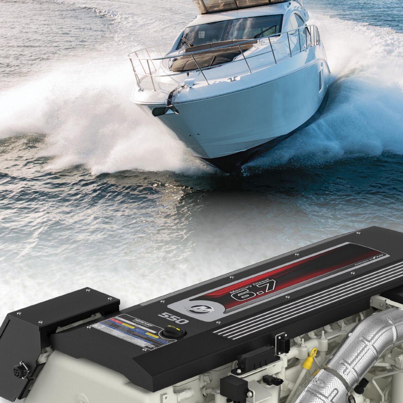 Motores dentro-fuerabordas e intrabordas de Mercury Diesel | Touron