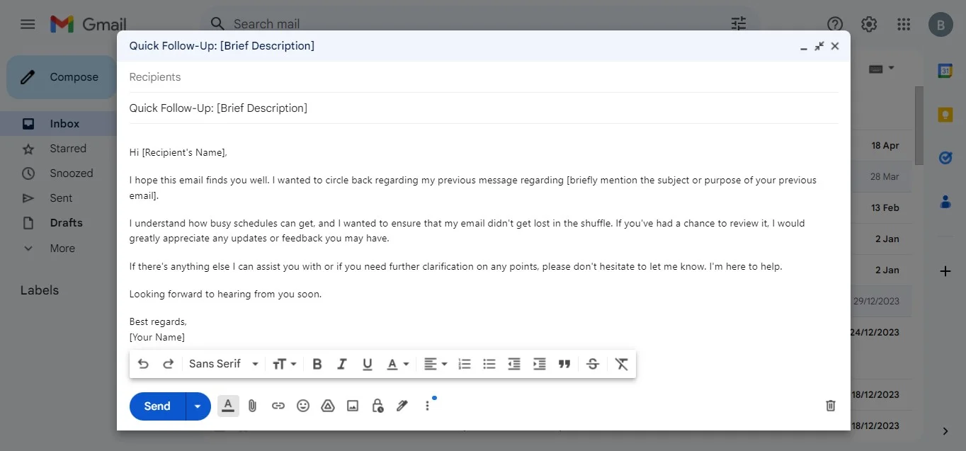 How To Write A Follow-Up Email Template: Step-By-Step Guide