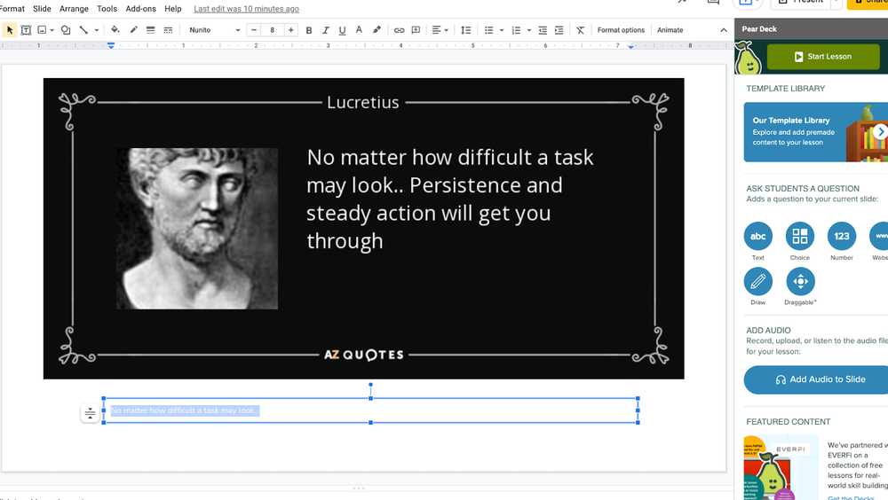 5 Tips for Getting Started With Pear Deck’s Immersive Reader Feature ...