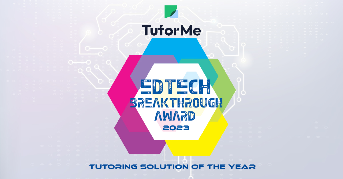 Pear Deck Tutor Named “Tutoring Solution of the Year” in 2023 EdTech Breakthrough Awards Program ...