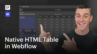 Building a Semantic HTML Table Inside Webflow: A Step-by-Step Guide