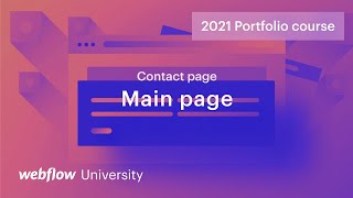 Building a Contact Page in Webflow: Designing a Responsive Hero Section, Navbar, and Footer with ...