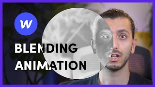 Create Cool Award-Winning Text and Blending Animation in Webflow | Step ...