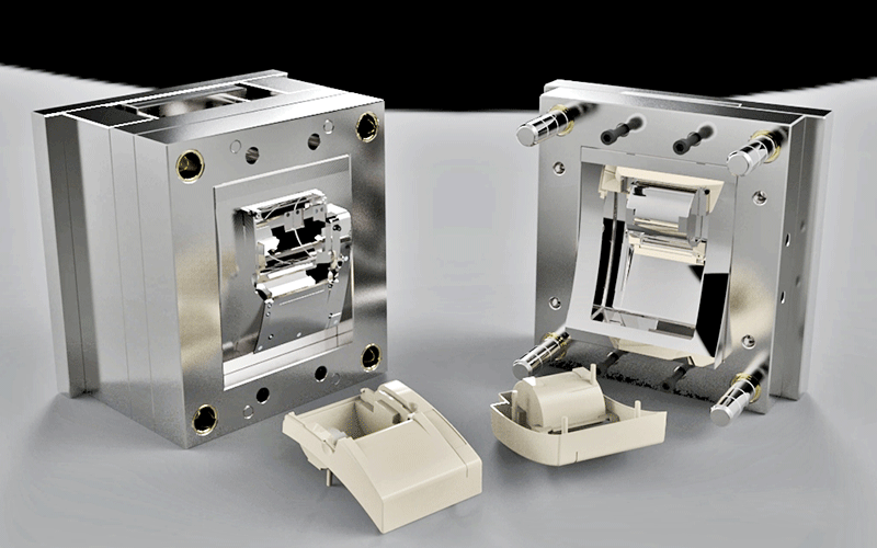 Producción de piezas con moldes de inyección. HONPE México.