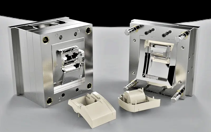 Producción de piezas con moldes de inyección. HONPE México.