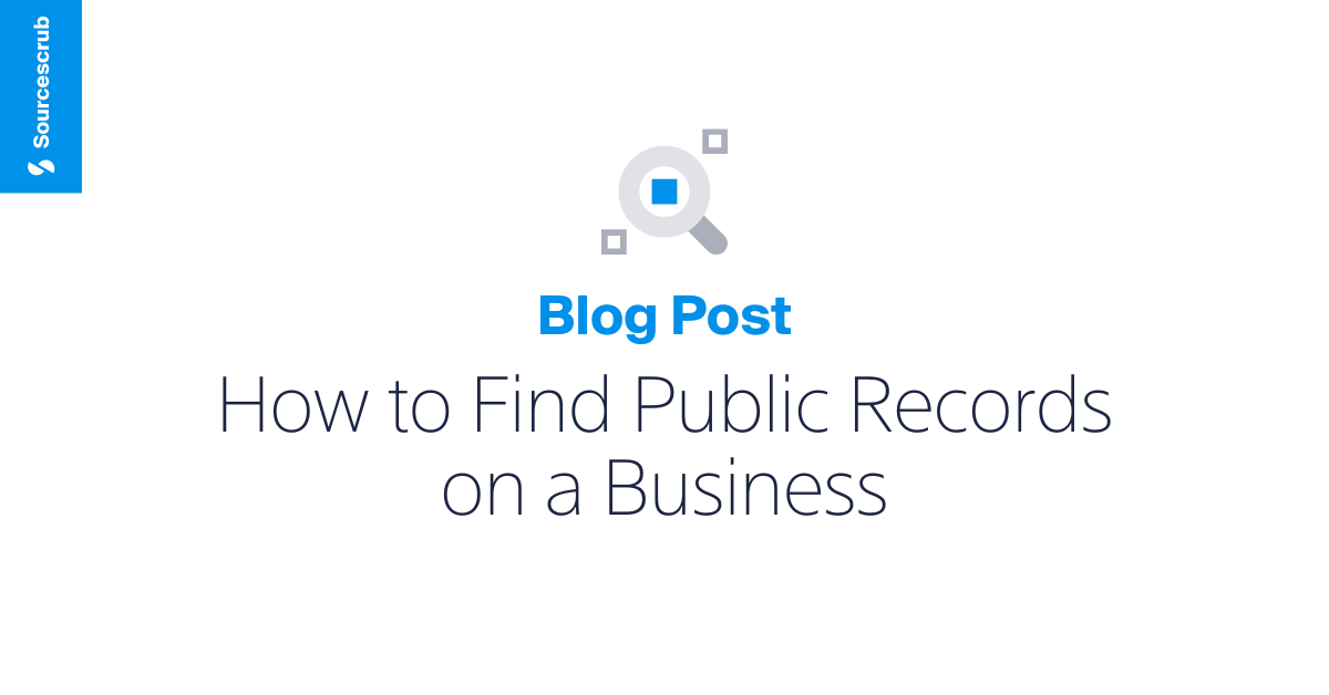 How to Find Public Records on a Business