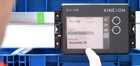 Connect and automate operations in production and logistics » KINEXON