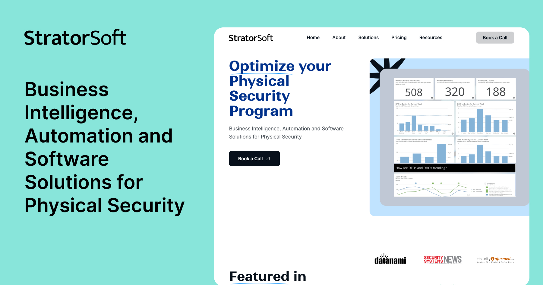 StratorSoft-BI, Automation and Software Solutions for Physical Security