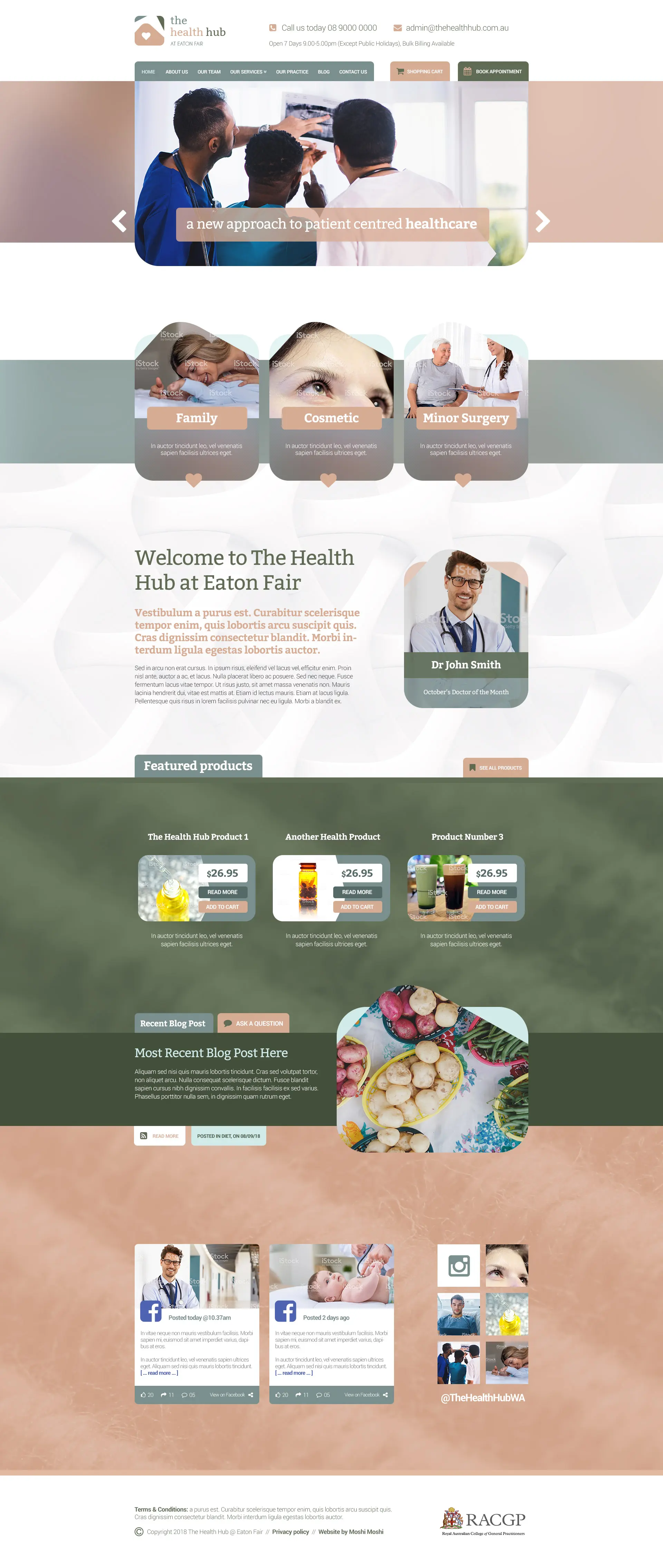 The HealthHub at Eaton Fair, Branding, Graphic Design, Wordpress ...