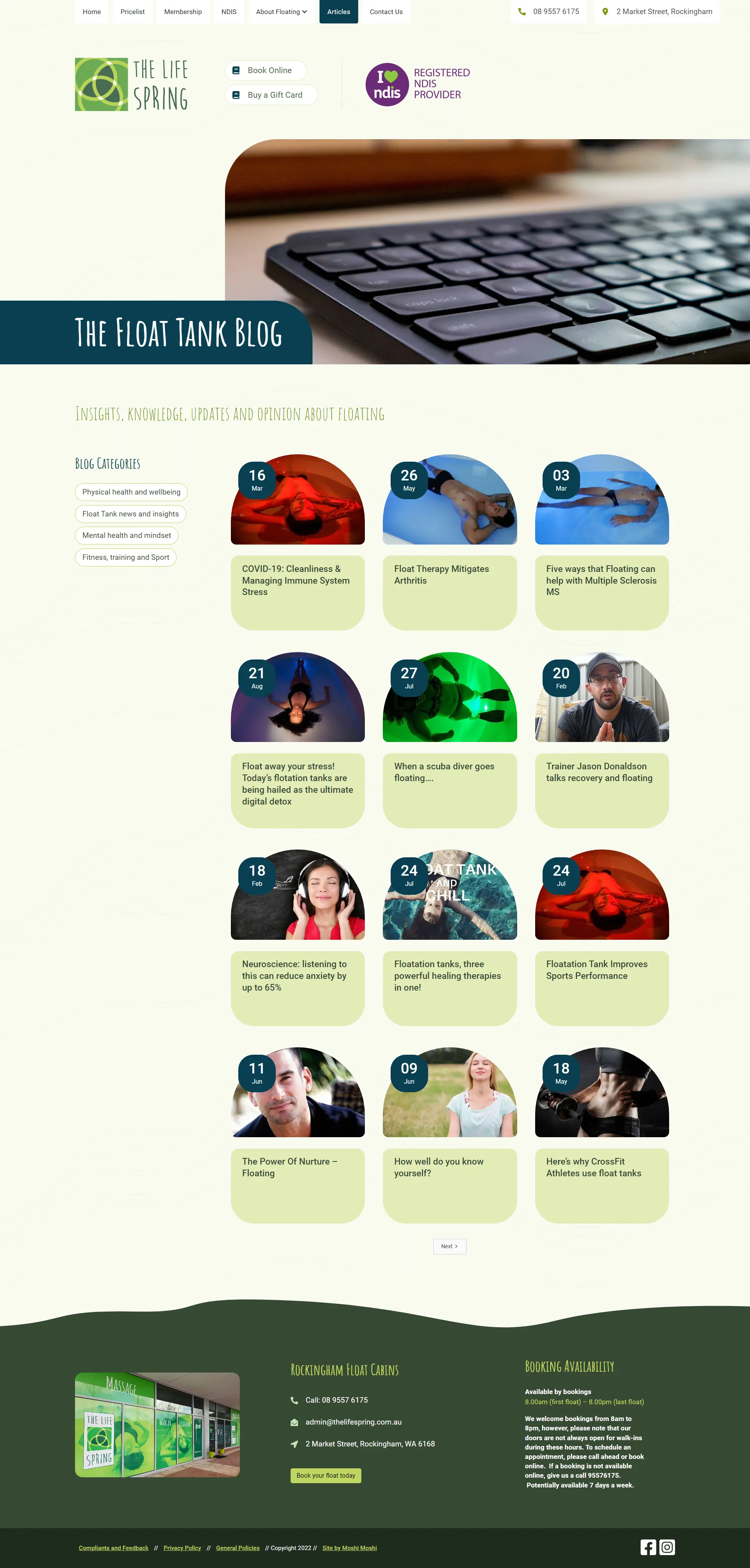 Float Tank Branding, Logo & Graphic Design, Website and Photography ...