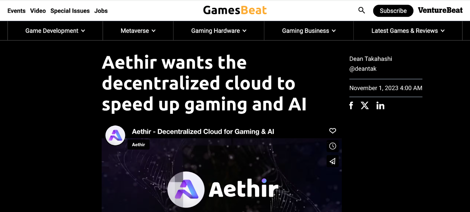 A Look Back at Aethir's Remarkable 2023 - Aethir