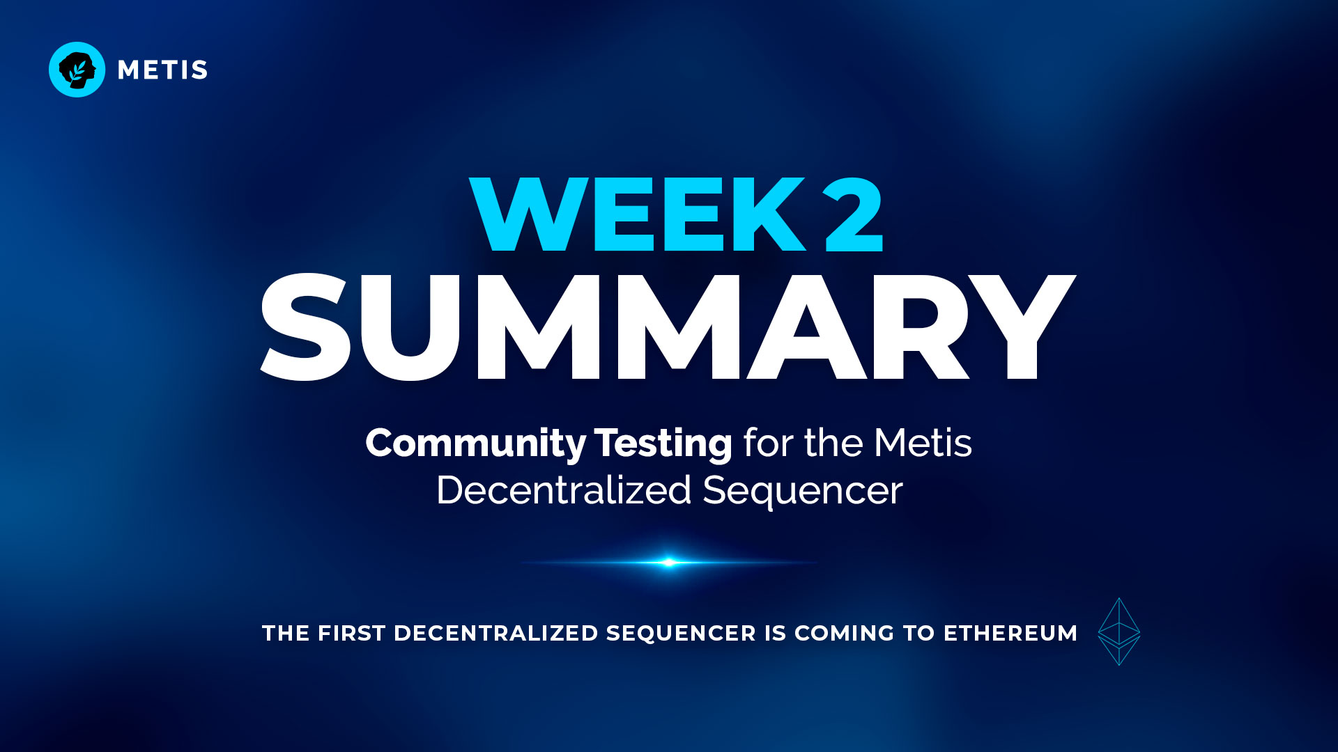 Community Testing Week 2 Summary Metis