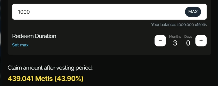 Community Testing Reward Claiming - Metis