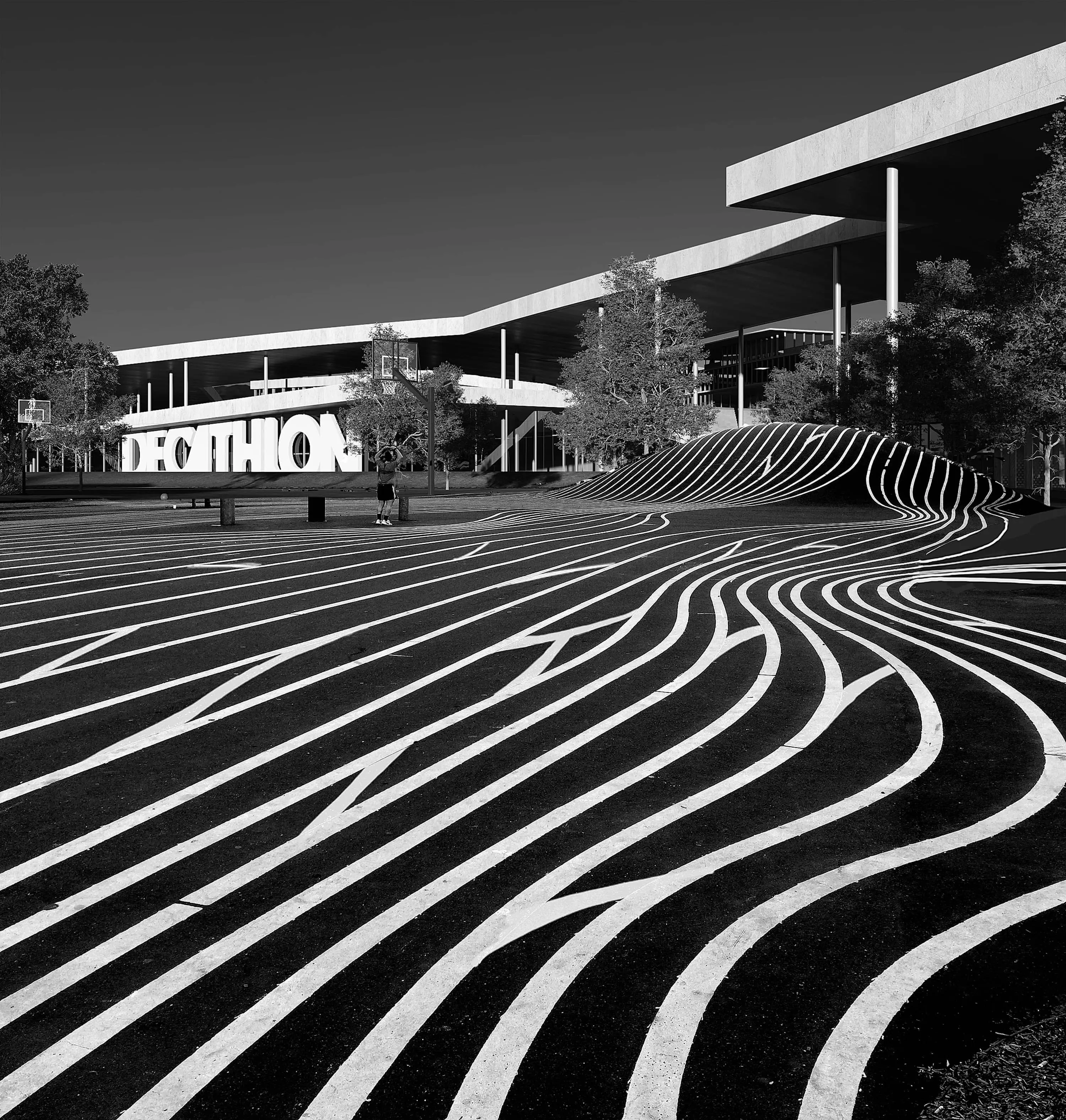 Decathlon HQ - Stripeorama
