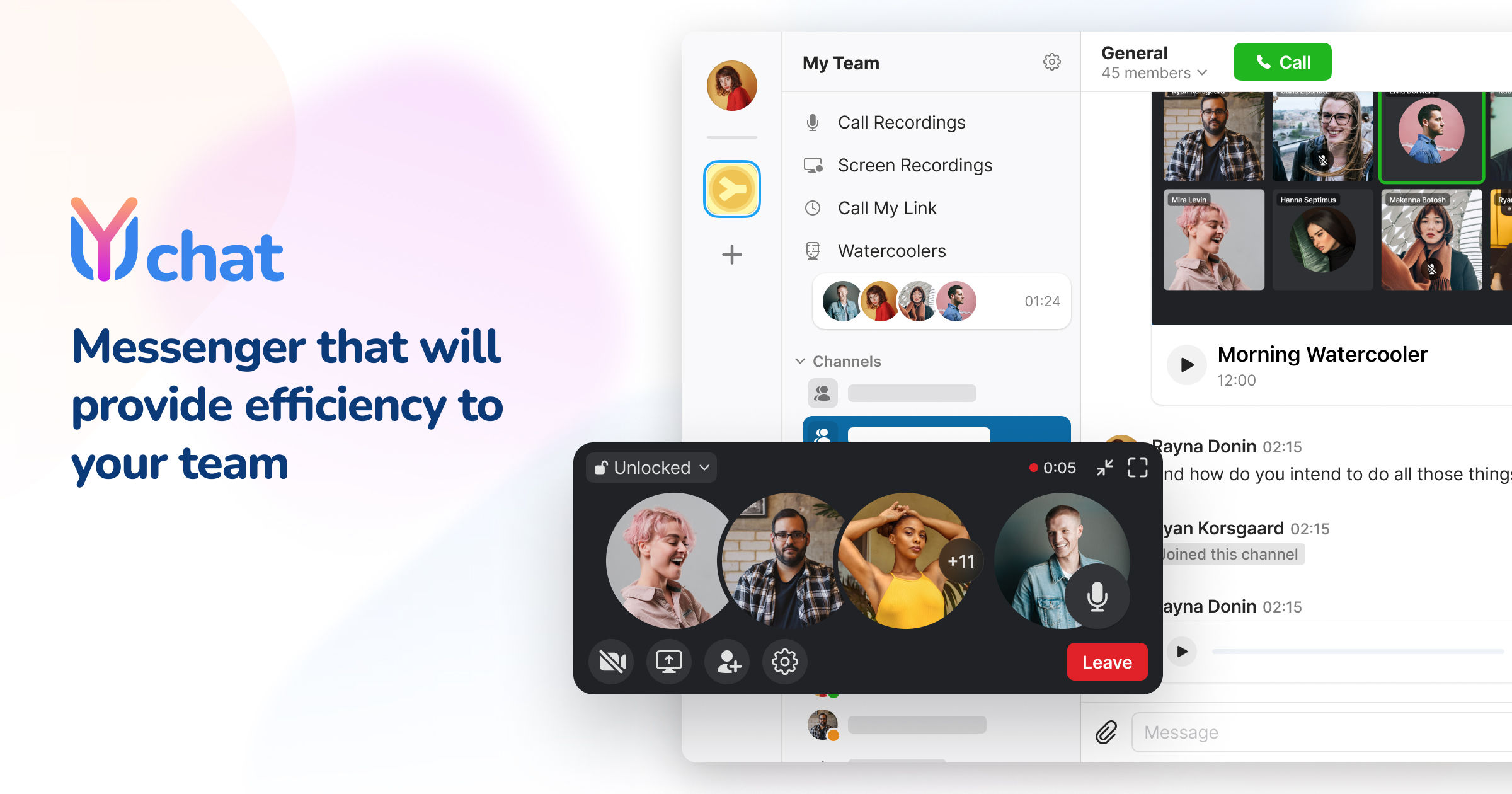 Yuchat: Messenger that will provide efficiency to your team