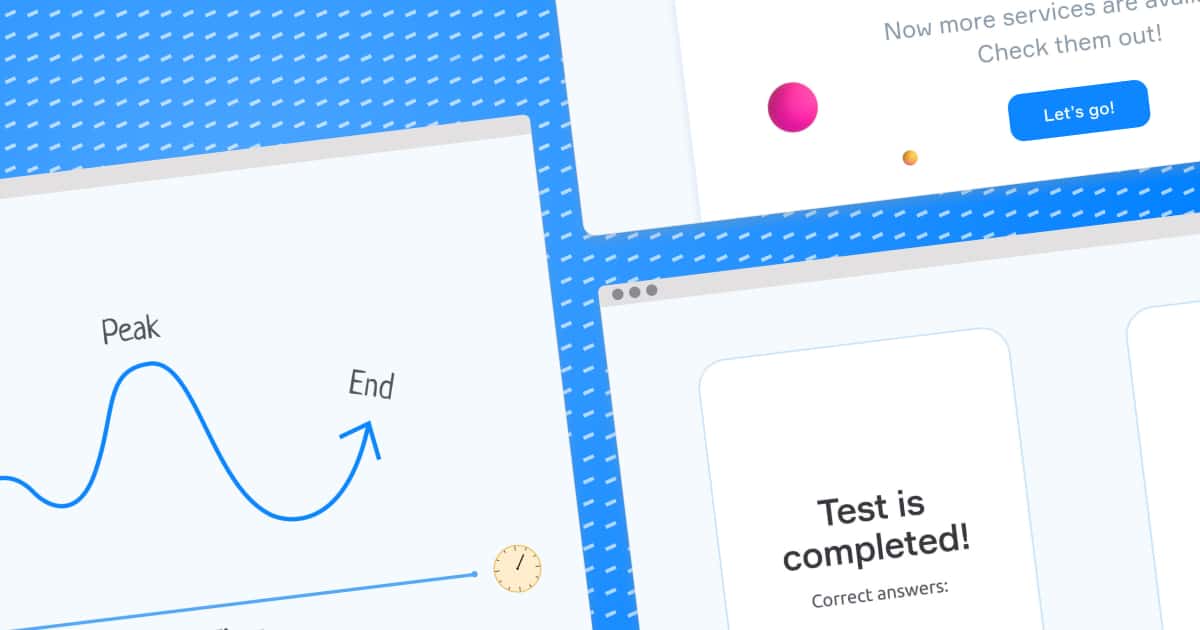 Peak-end Rule in UX Design | FlowMapp design blog