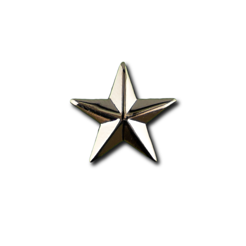 Silver Star Pin | PinProsPlus Store