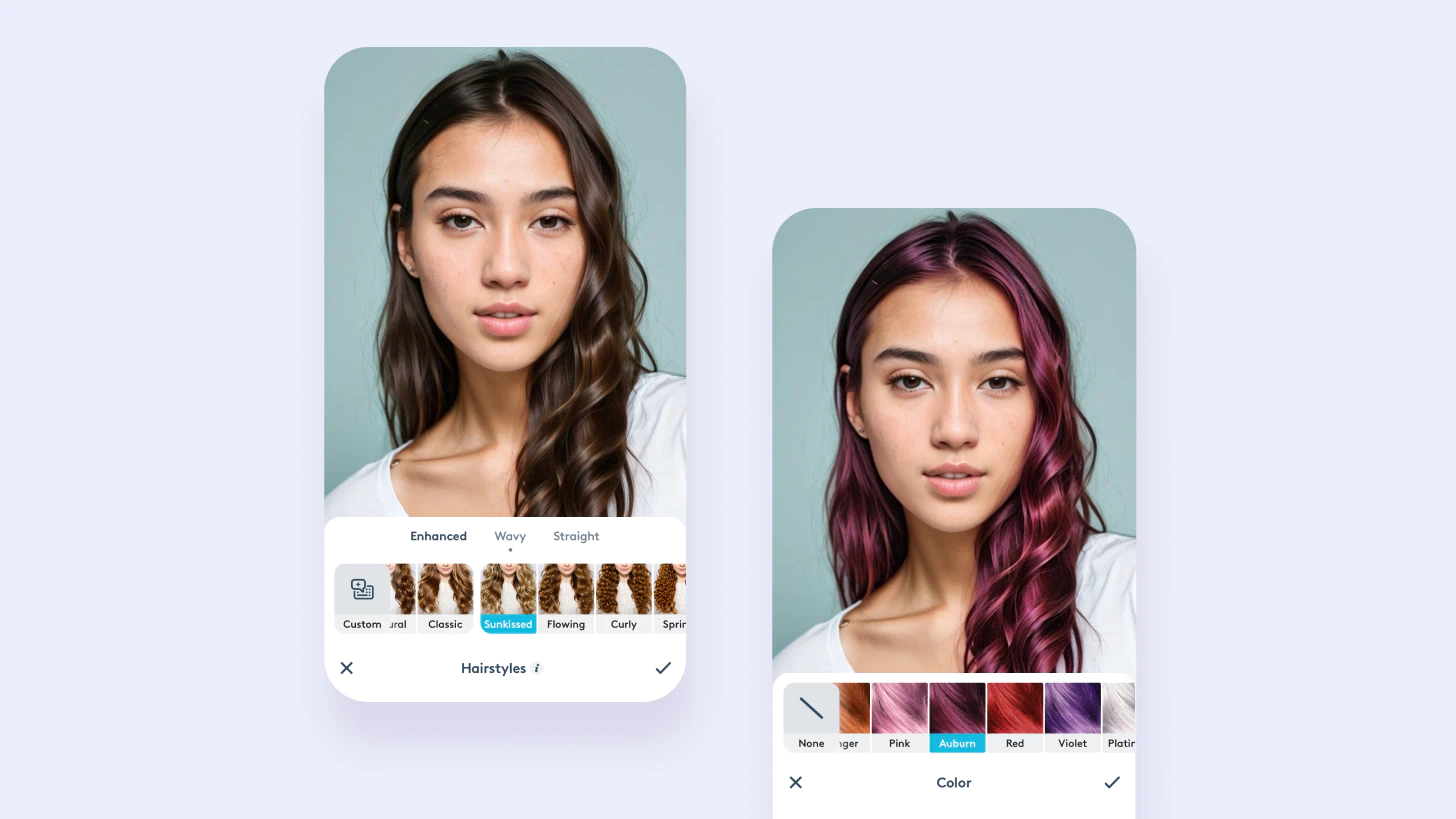 How to edit flyaway hair: Top 5 tools & features | Facetune