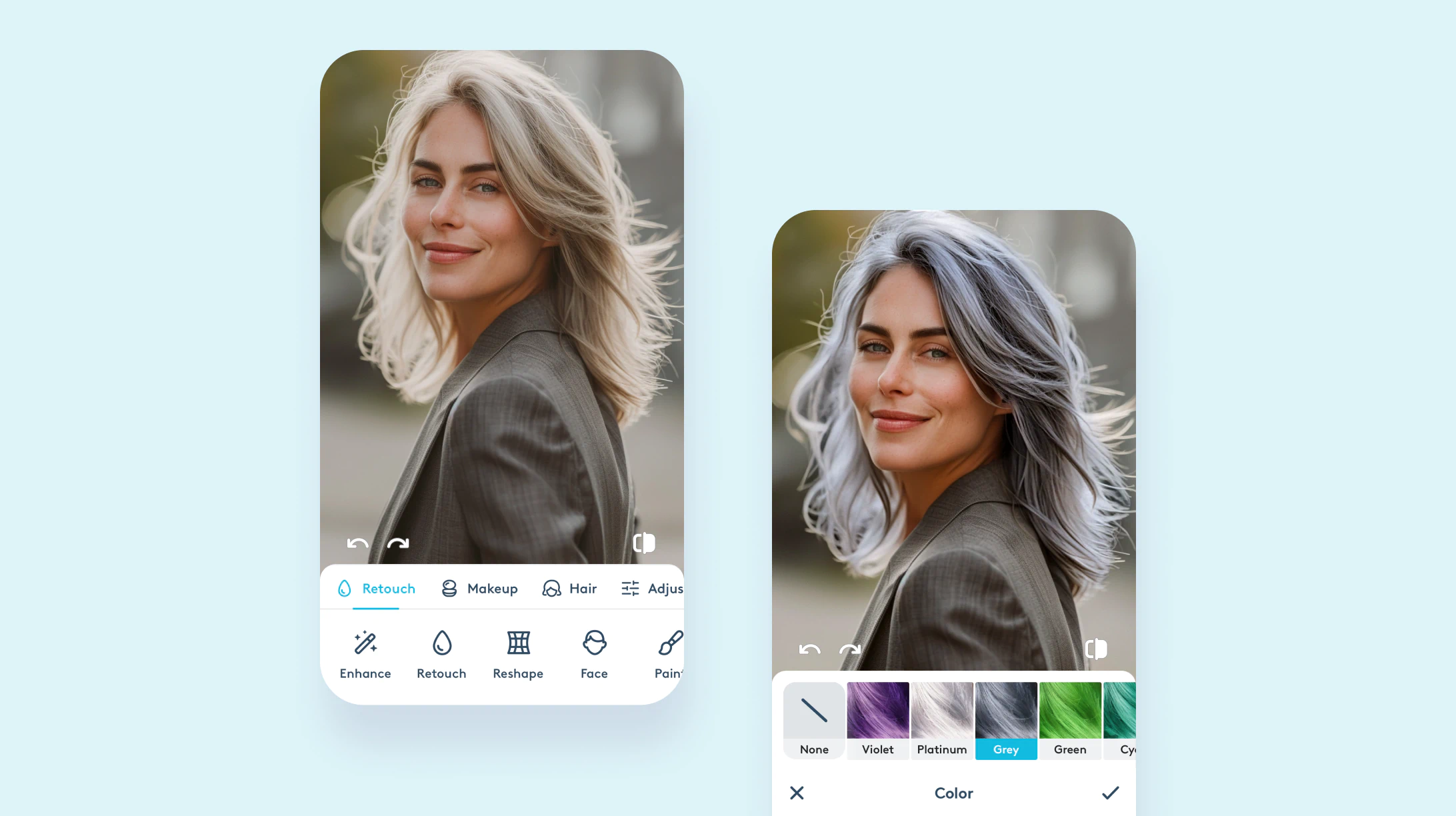 The gray hair color trend: Embracing your silver linings | Facetune