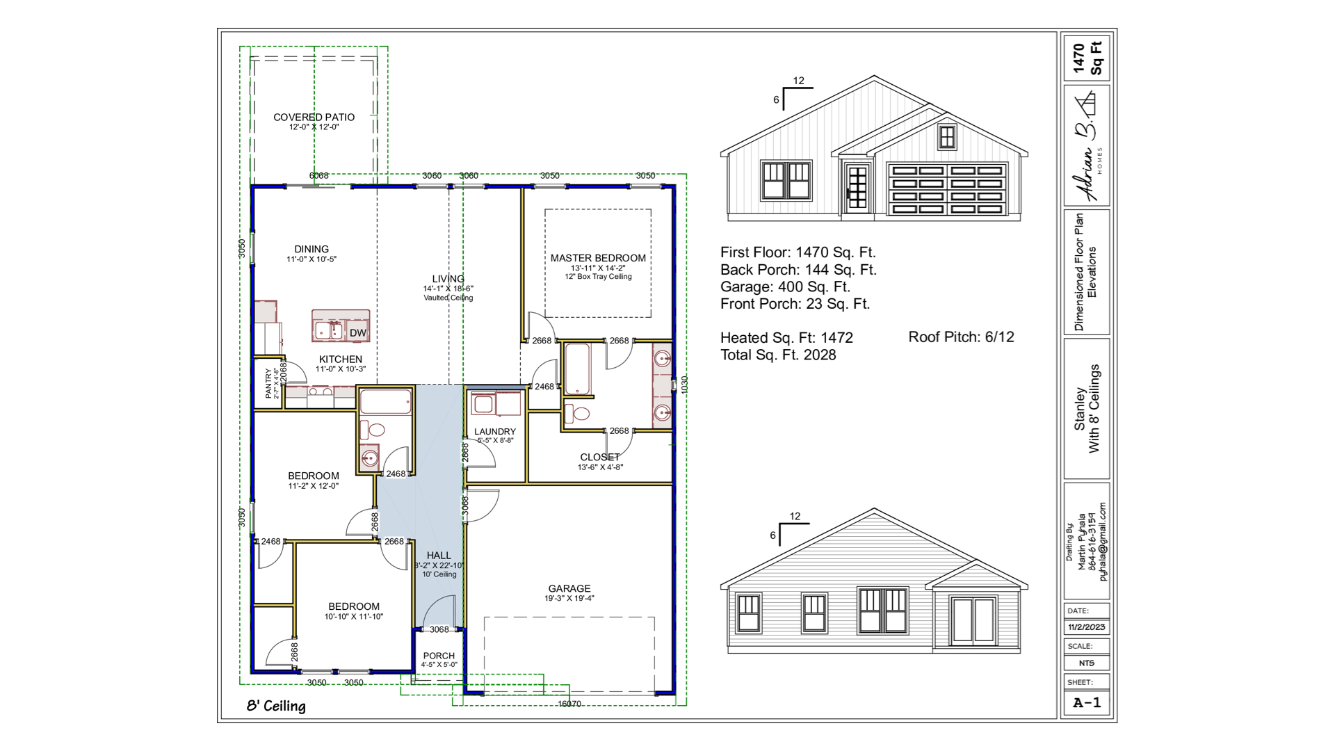 Floor Plan: Stanley | Adrian B. Homes LLC