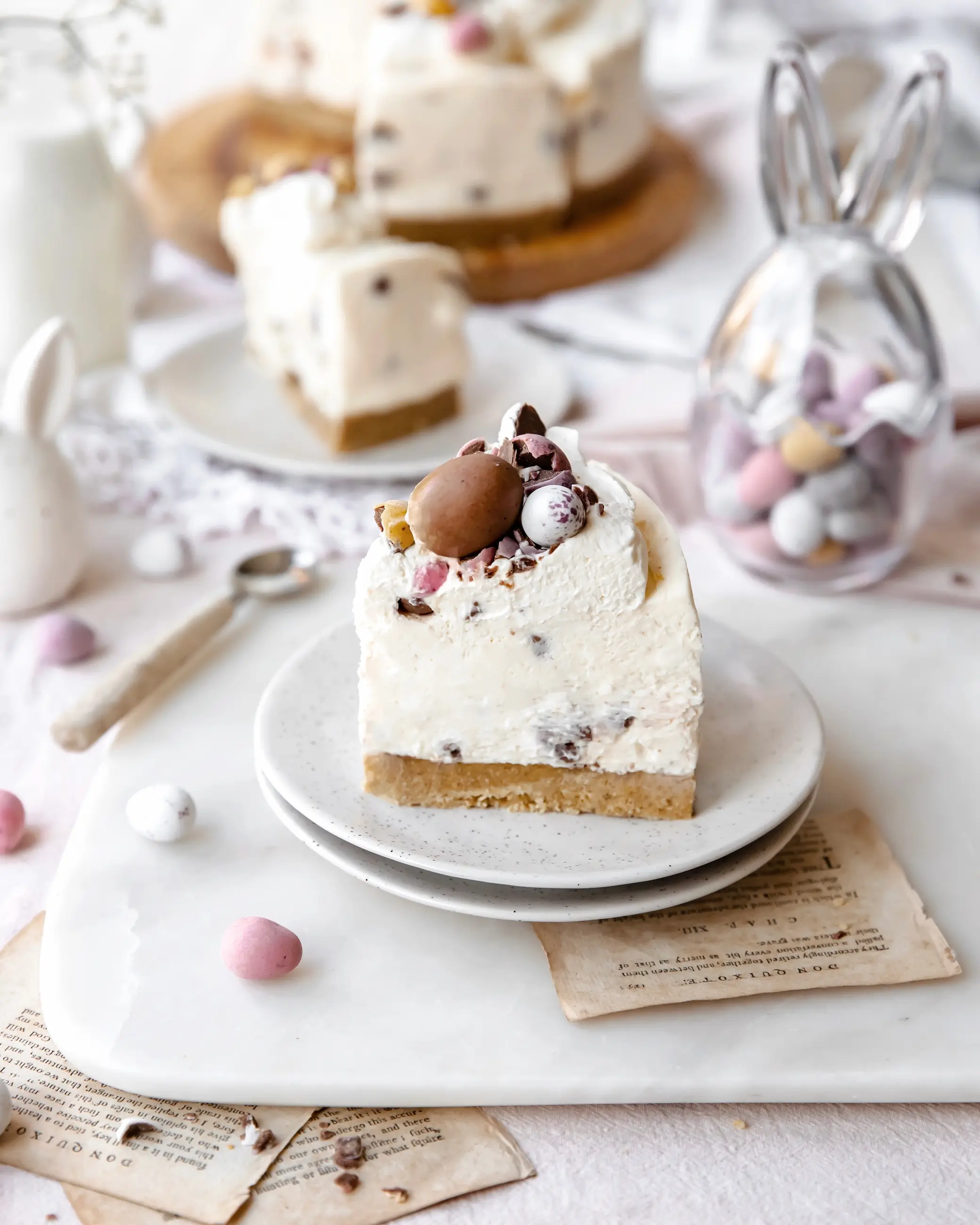 No Bake Mini Egg Cheesecake | Jemma Loi