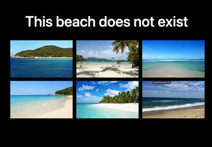 This Beach Does Not Exist - Toolist.ai - The best new AI tools