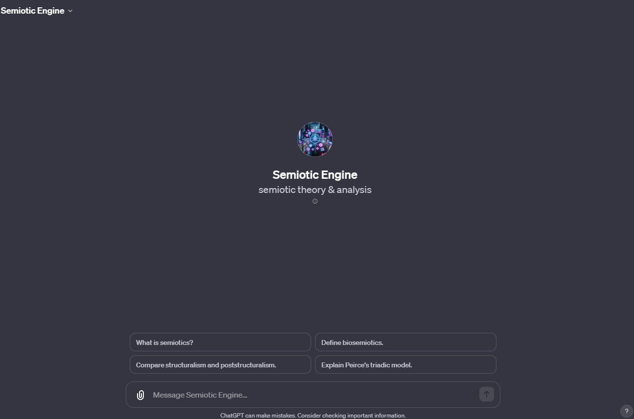 Semiotic Engine - Toolist.ai - The best new AI tools