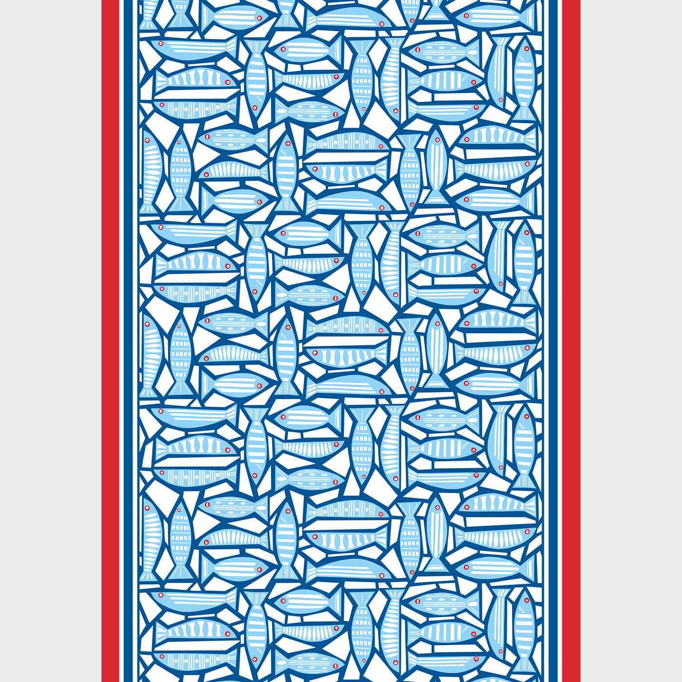 Table Cloth - Fish Print