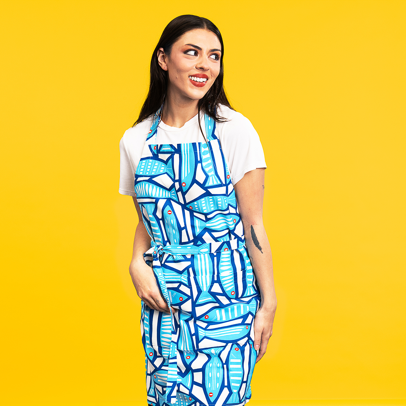 Apron - Fish Print