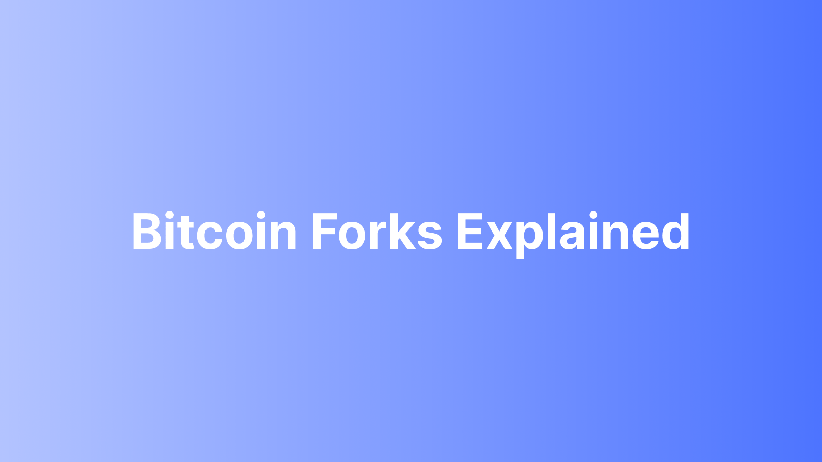 Bitcoin forks showcase its flexibility as a decentralized syste